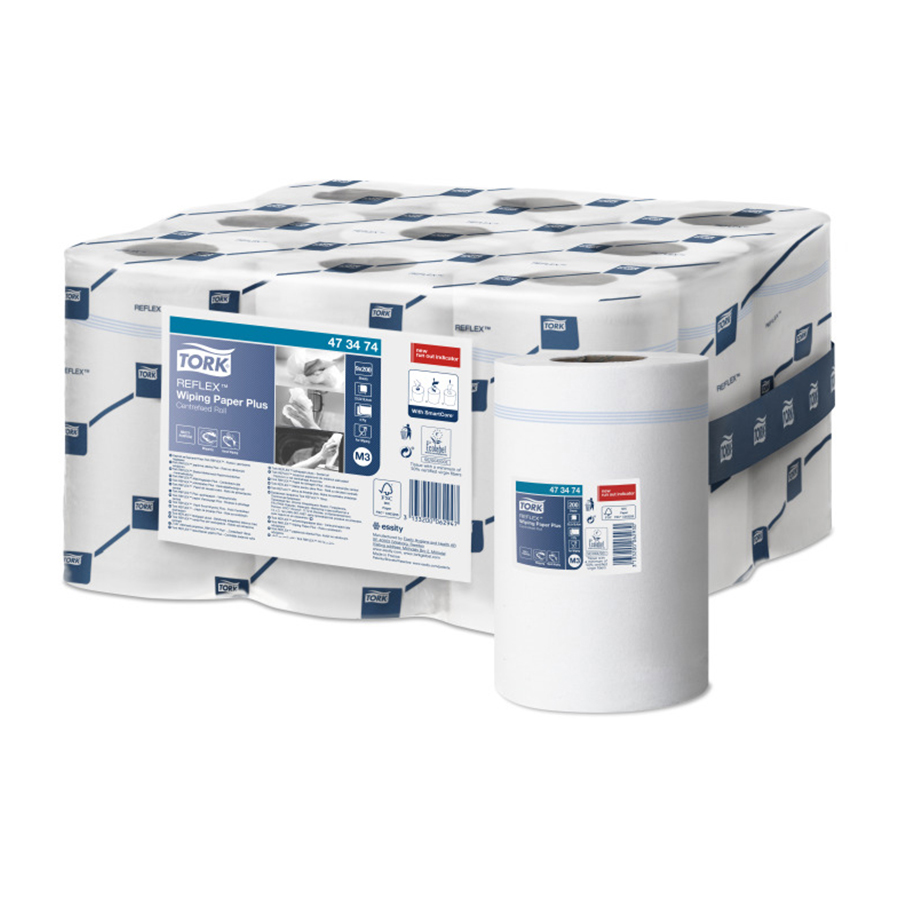 Tork reflex wiping paper plus mini cente - Keuken hygiëne - Victoria Ho
