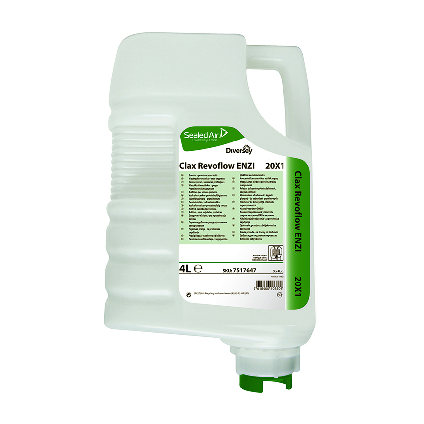 Clax Revoflow Enzi 4ltr. (3st.) - Diversey - Victoria Horeca