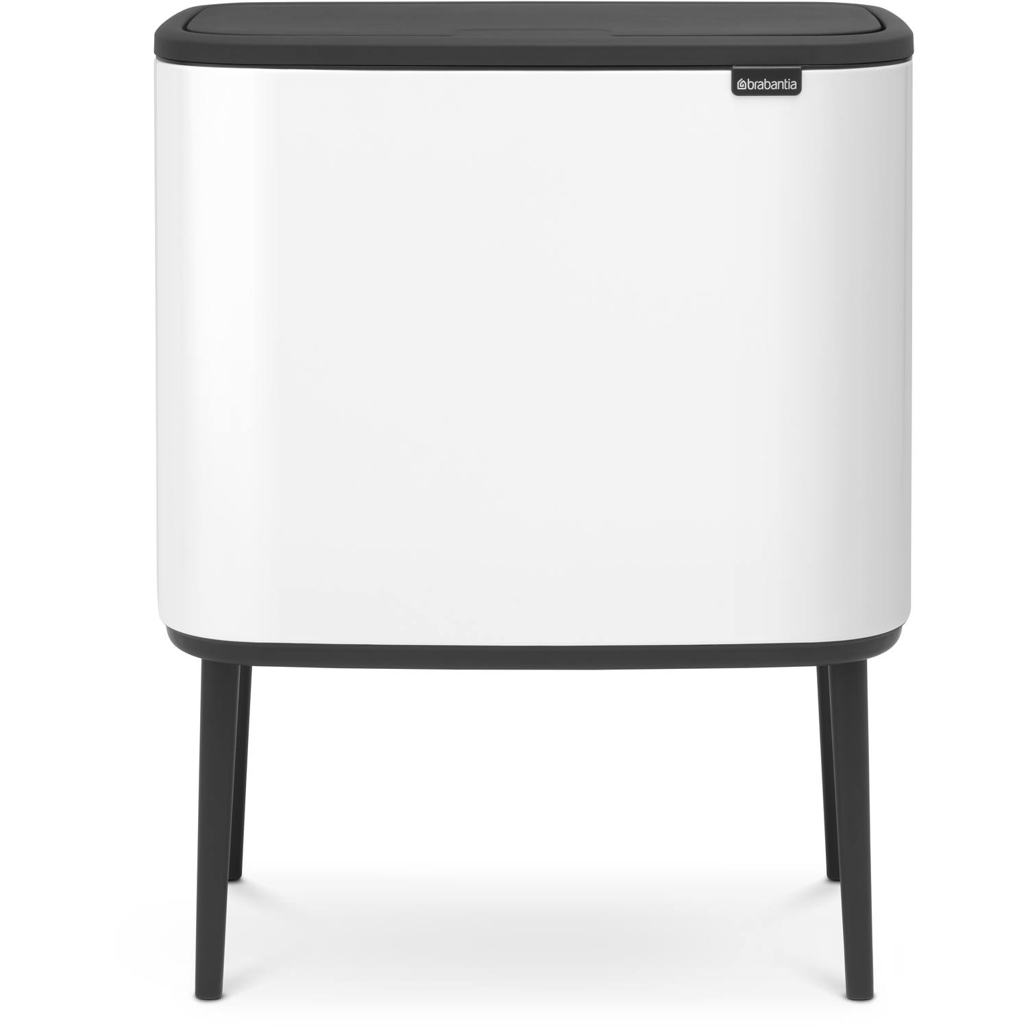 Brabantia Afvalbak 3x11 liter wit op poo - Afvalbakken - Victoria Horec